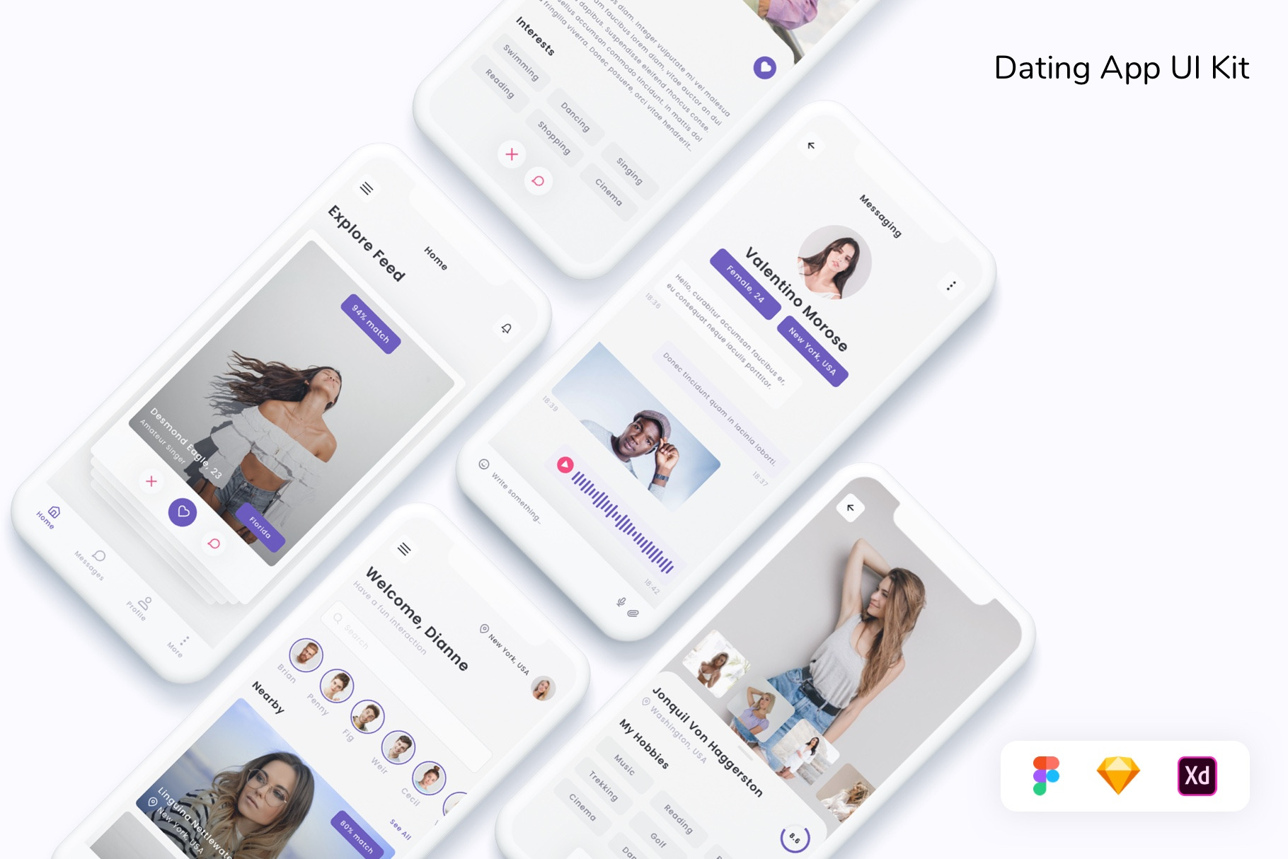 Dating App UI Kit, an App Template by Betush