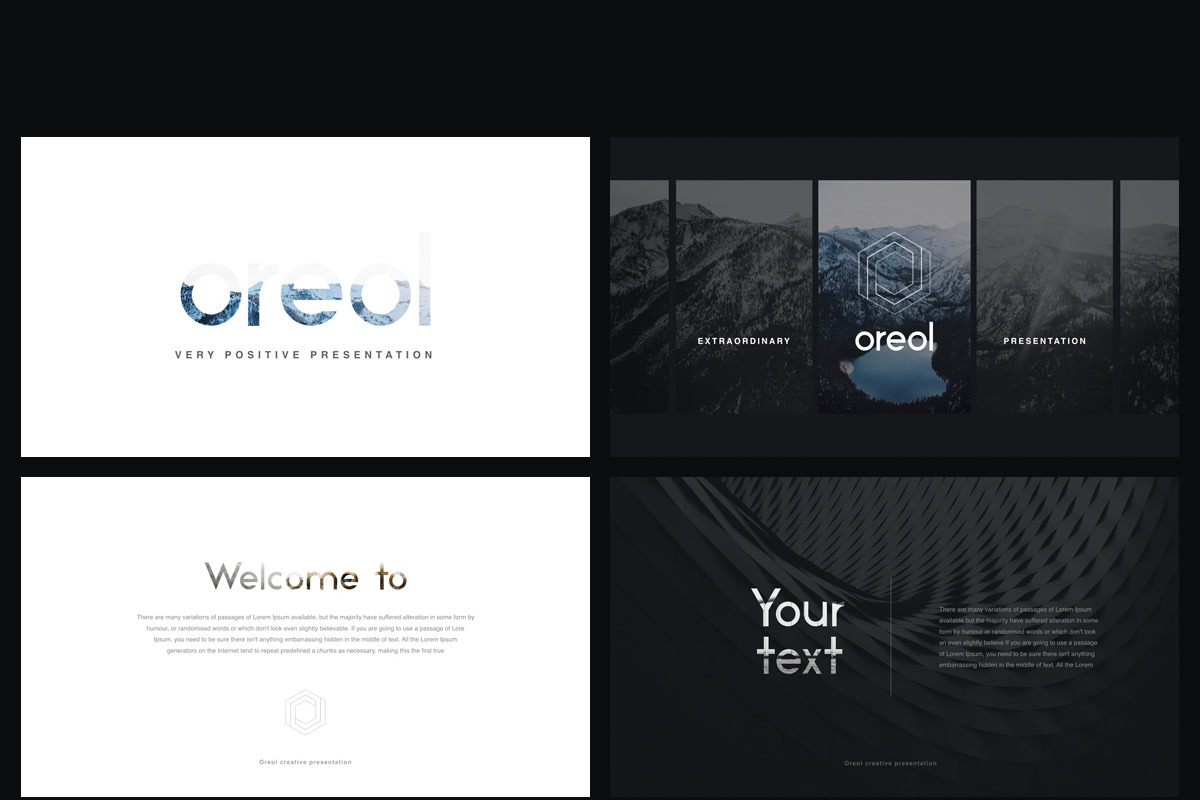 Oreol PowerPoint Template, a Presentation Template by Vladislav Muslakov