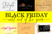 BLACK FRIDAY SALE Vol.1, a Script Font by AMINMARIO