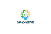 Association Colorful Logo, a Branding & Logo Template by 3ab2ou
