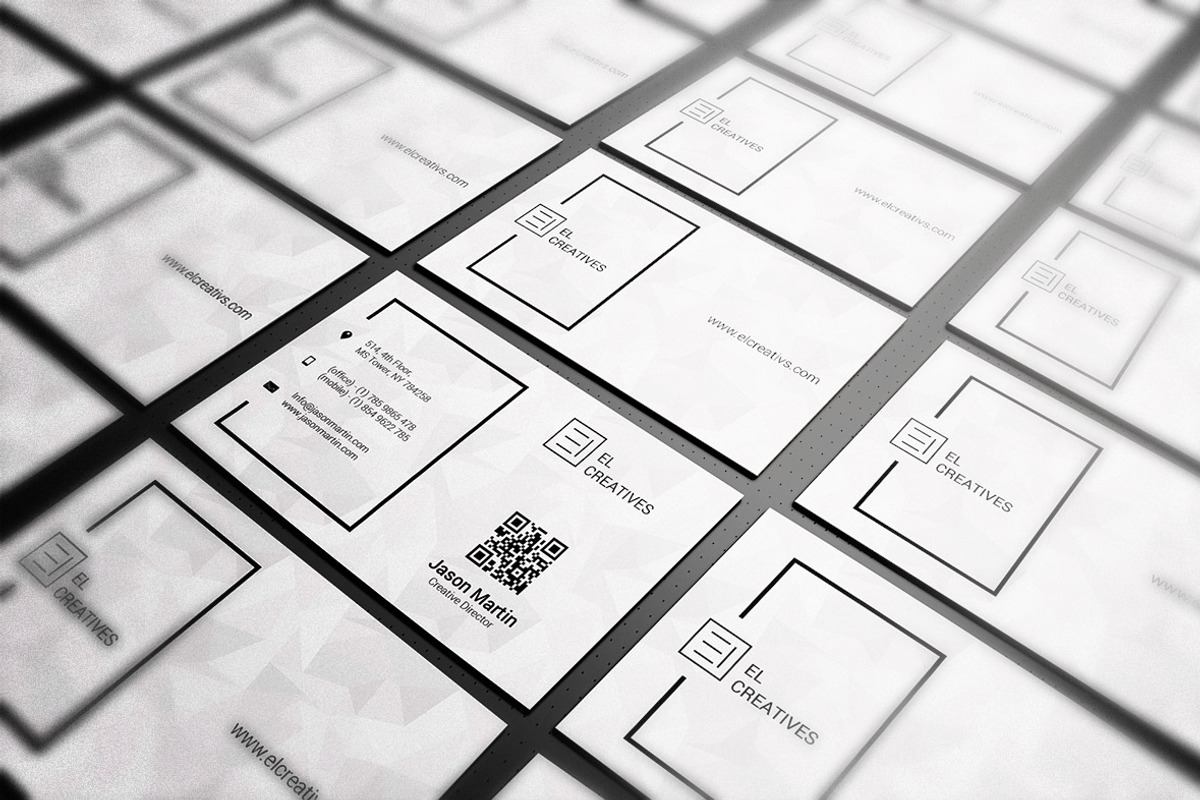Creative Map Business Card, a Business Card Template by bouncy