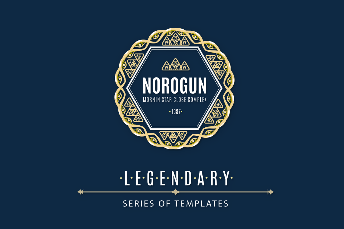Luxury Logo from LEGENDARY set, a Branding & Logo Template by leezarius