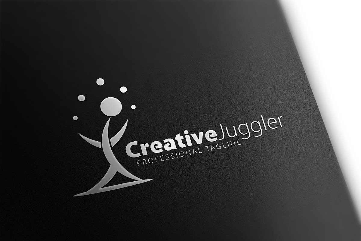 Creative Juggler Logo, a Branding & Logo Template by Creative Dezing ...