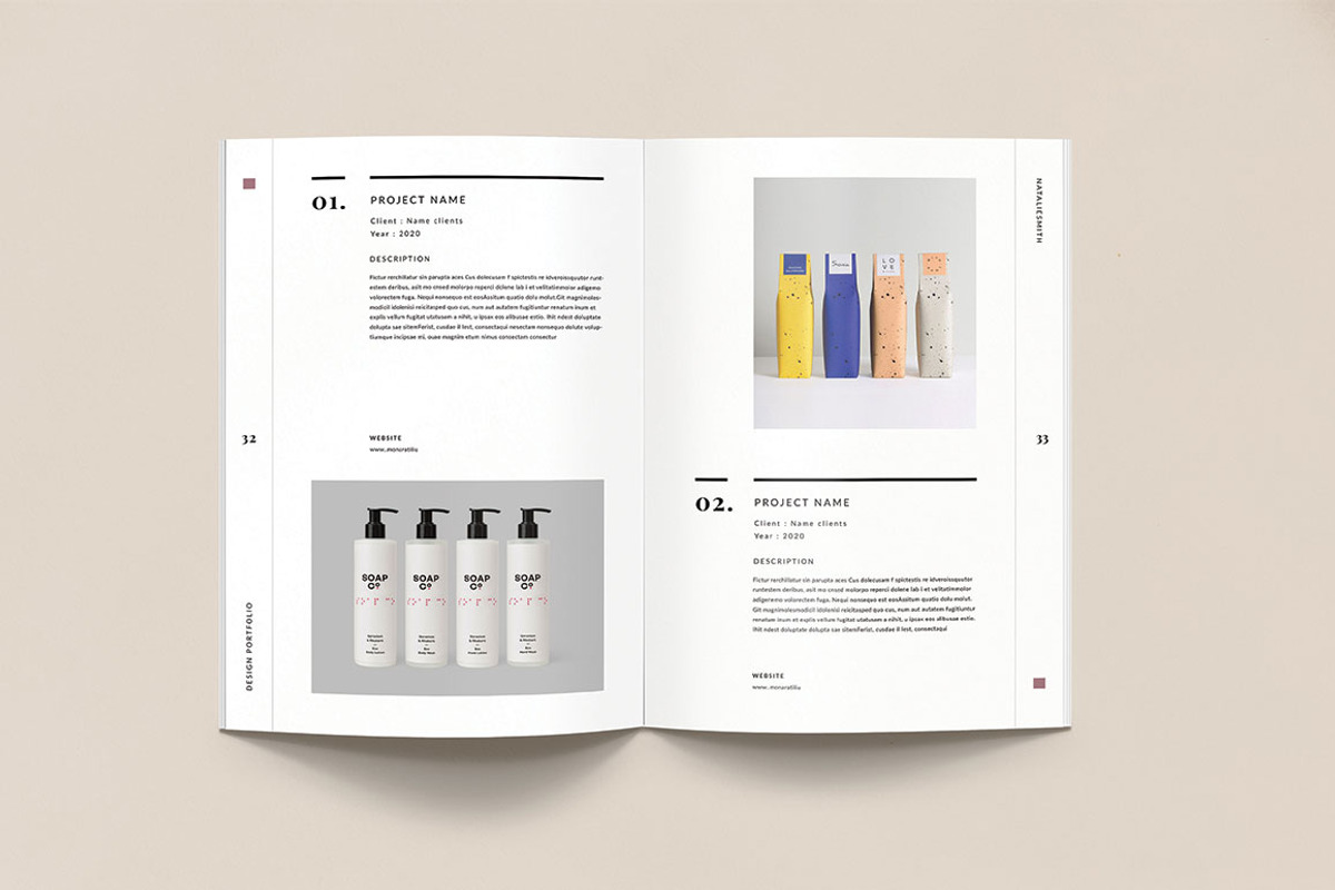 Graphic Design Portfolio, a Brochure Template by Occy Design