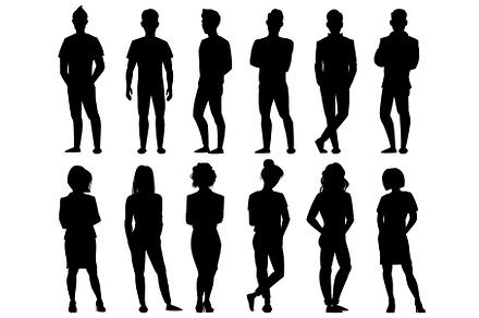 Isometric People Set, a Person Illustration by GlebTagirov