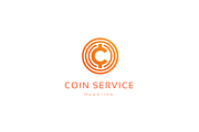 Coin service company logo., a Branding & Logo Template by Anton Akhmatov