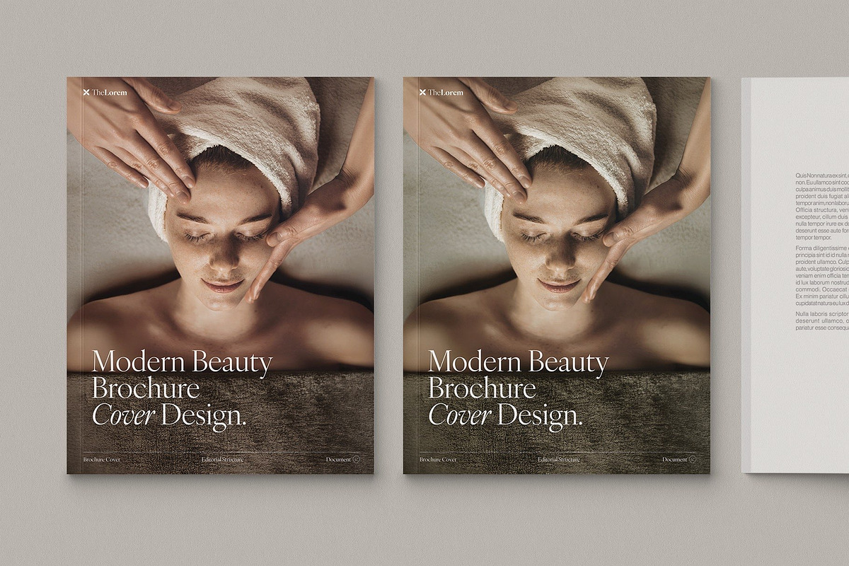 Beauty Spa Brochure Cover Template, a Brochure Template by BrandPacks