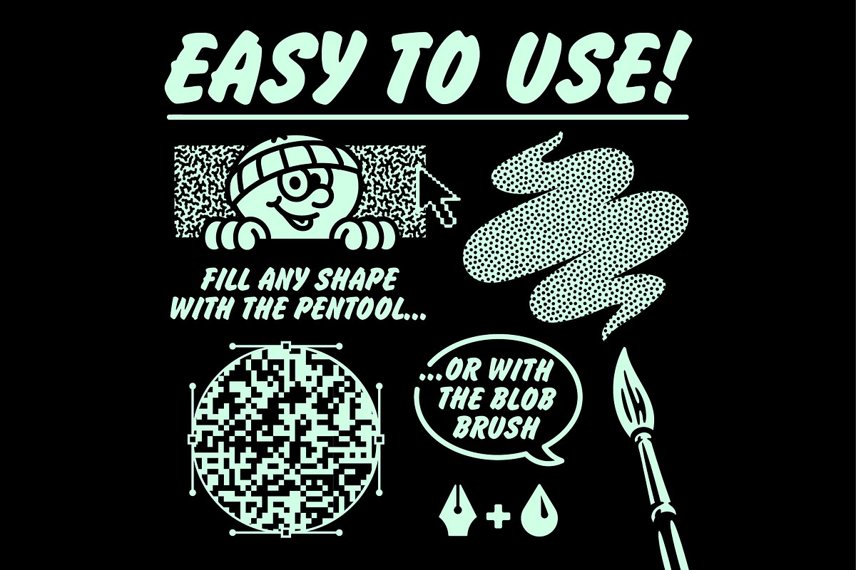 Multitone Illustrator Swatches, a Palette Add-On by MightySHORT