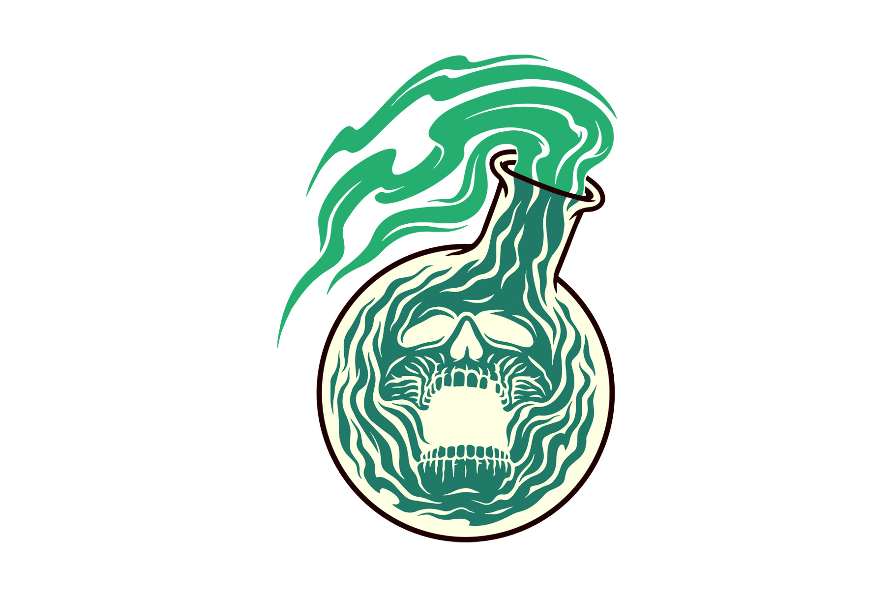 Horror poison illustration, a Person Illustration by gunaonedesign