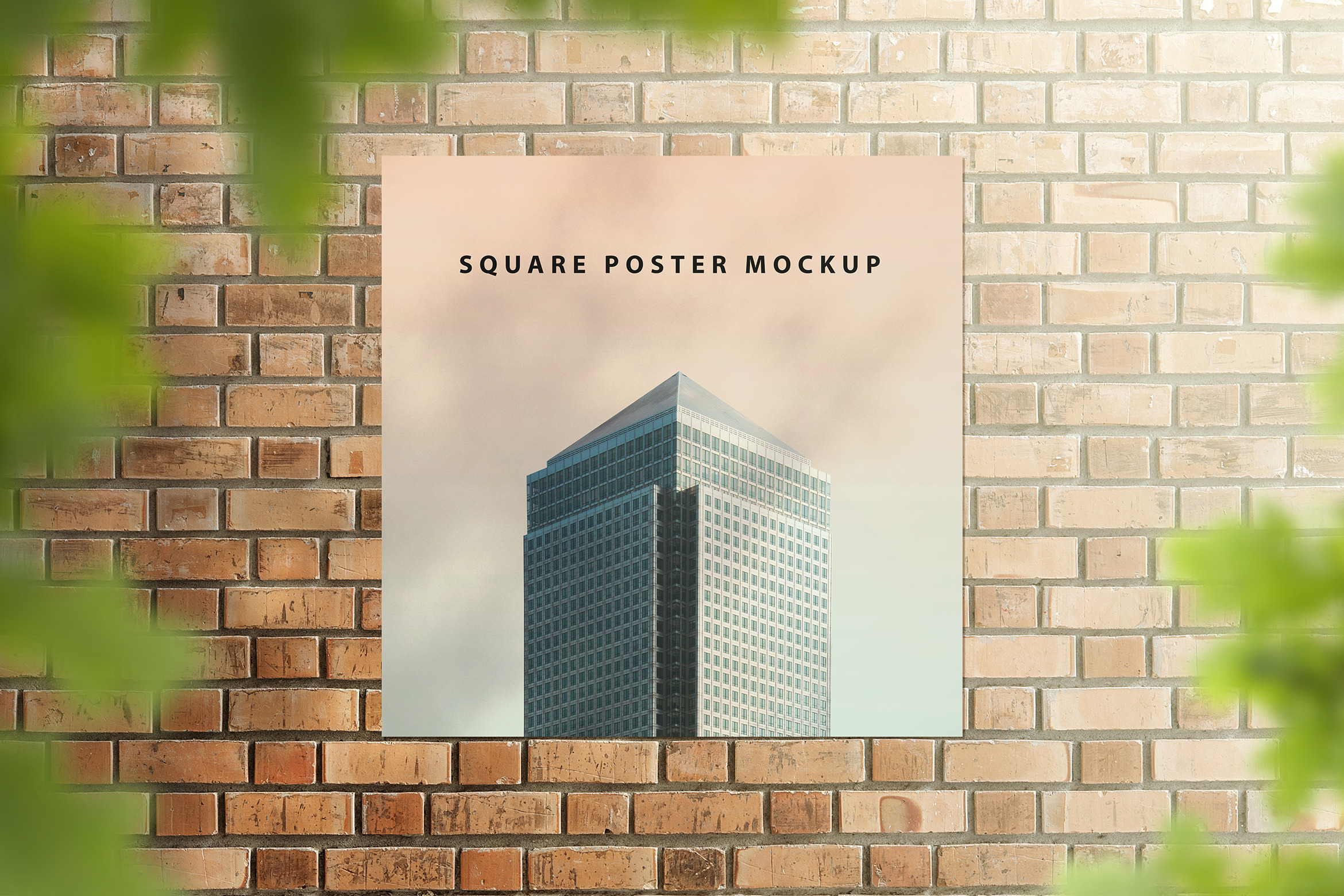 Square Poster Mockup - Set 1, a Print Template by professorinc ...