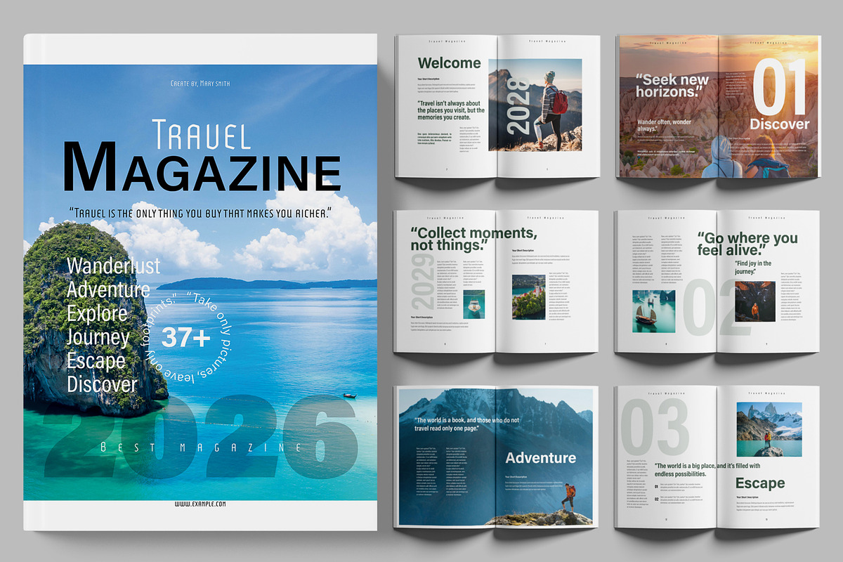 Travel Magazine Design