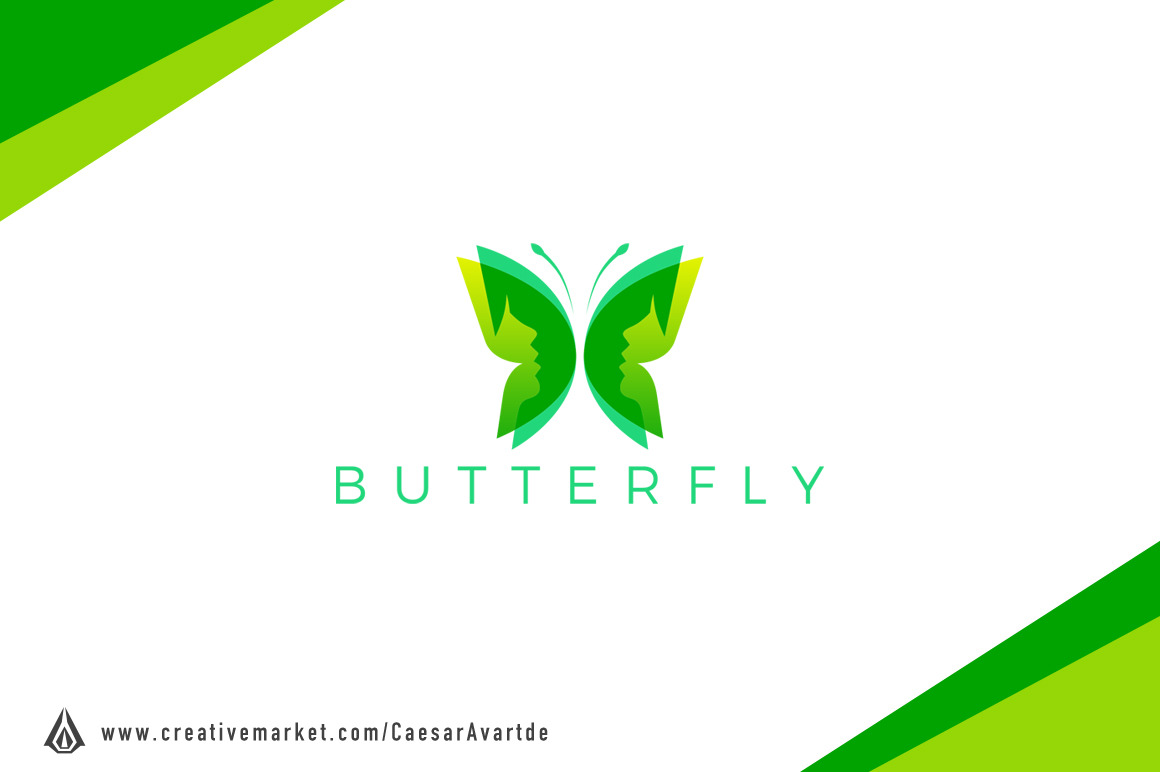 Butterfly Face Logo Template, a Branding & Logo Template by Avartde ...
