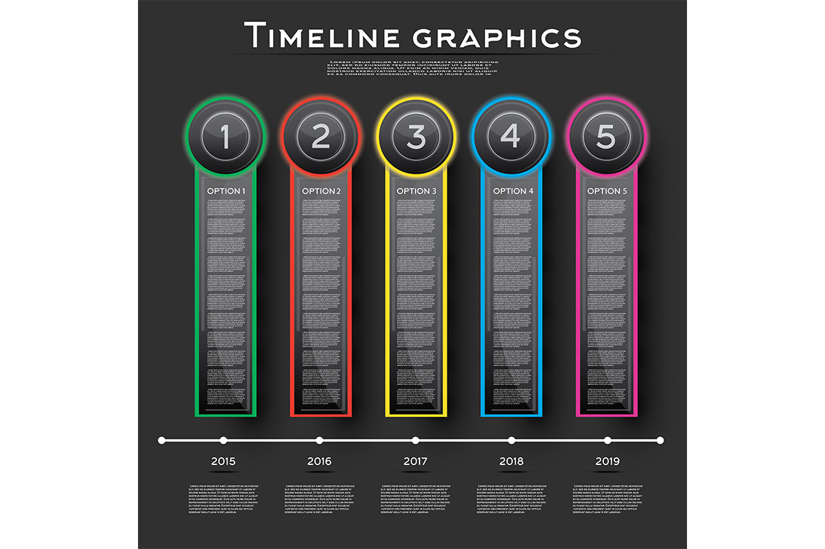 Timeline Infographics Design, a Technology Illustration by Booblgum