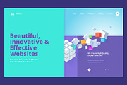 Creative website template design, a Templates & Theme by PureSolution