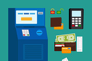 ATM Terminal Usage | Graphics ~ Creative Market