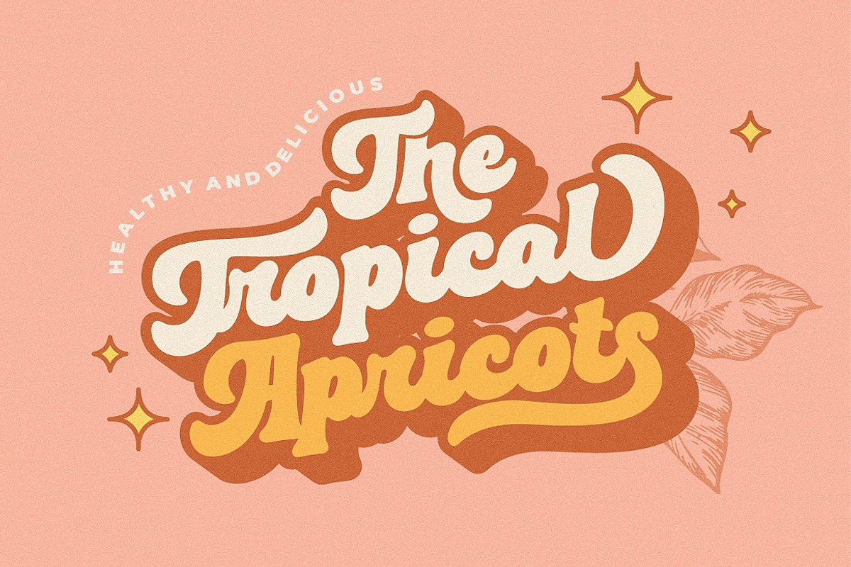 Happy Monday - Retro Groovy Fonts, a Sans Serif Font by HansCo Studio