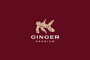 ginger logo vector icon illustration, a Branding & Logo Template by vastard
