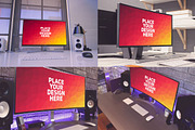 24 PSD PC Monitor Mock-up, a Product Mockup by Laura