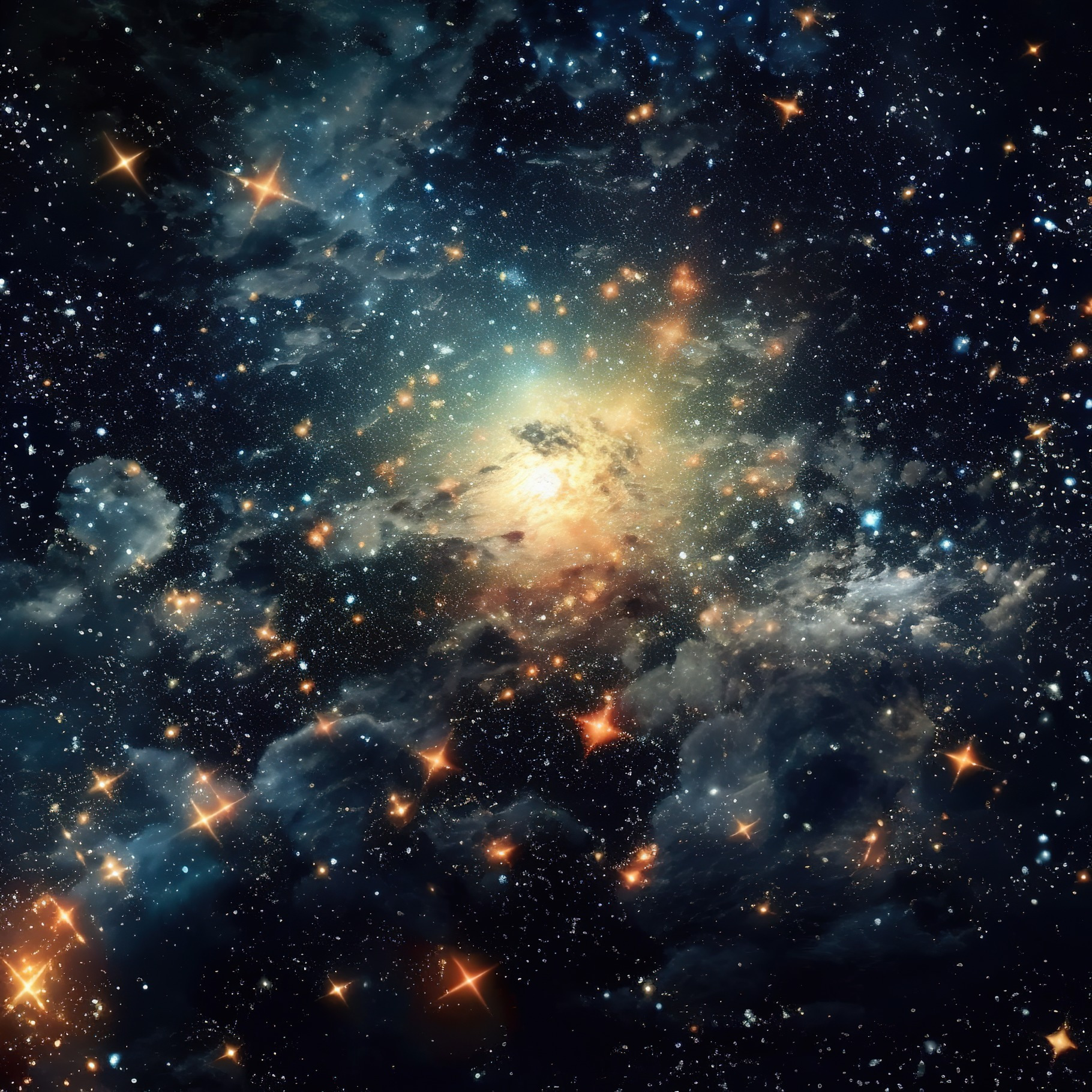 stars in space background, nebula | Background Graphics ~ Creative Market