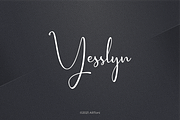 Yesslyn, a Script Font by ARToni