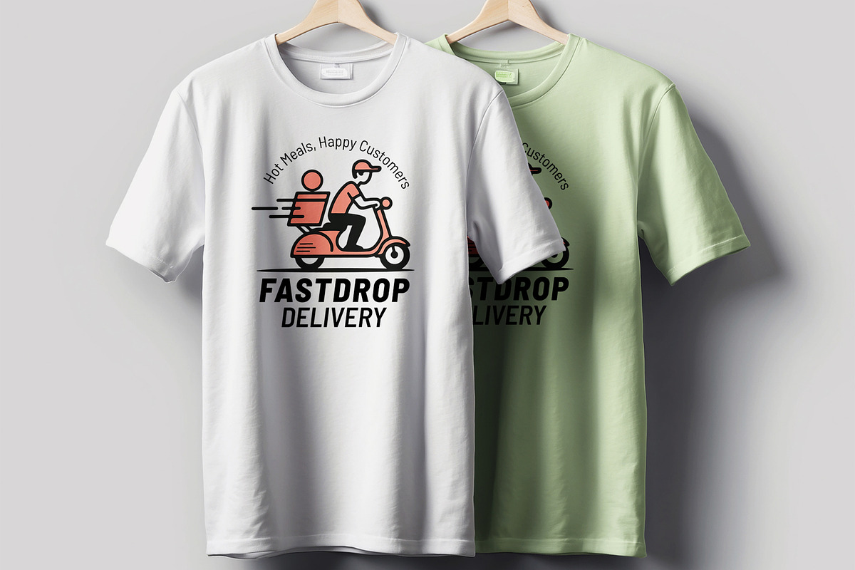 Delivery Bike Tshirt