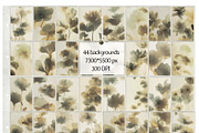 Faded Garden Soft Floral Backgrounds, a Background Graphic by ...