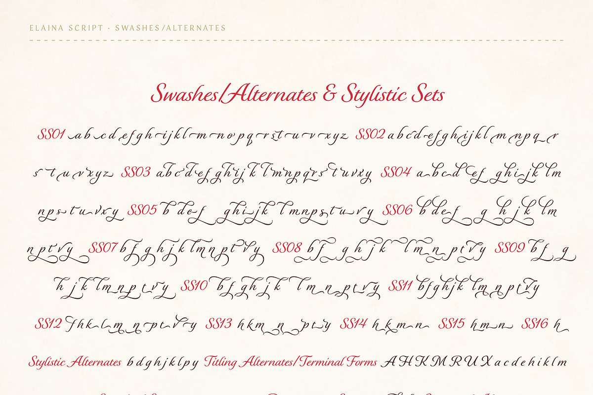 Elaina Script, a Script Font by Laura Worthington