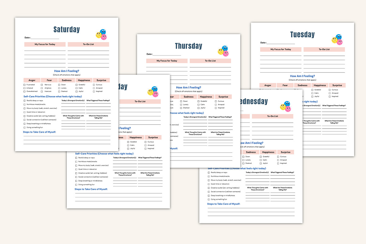 DBT Emotional Regulation Planner