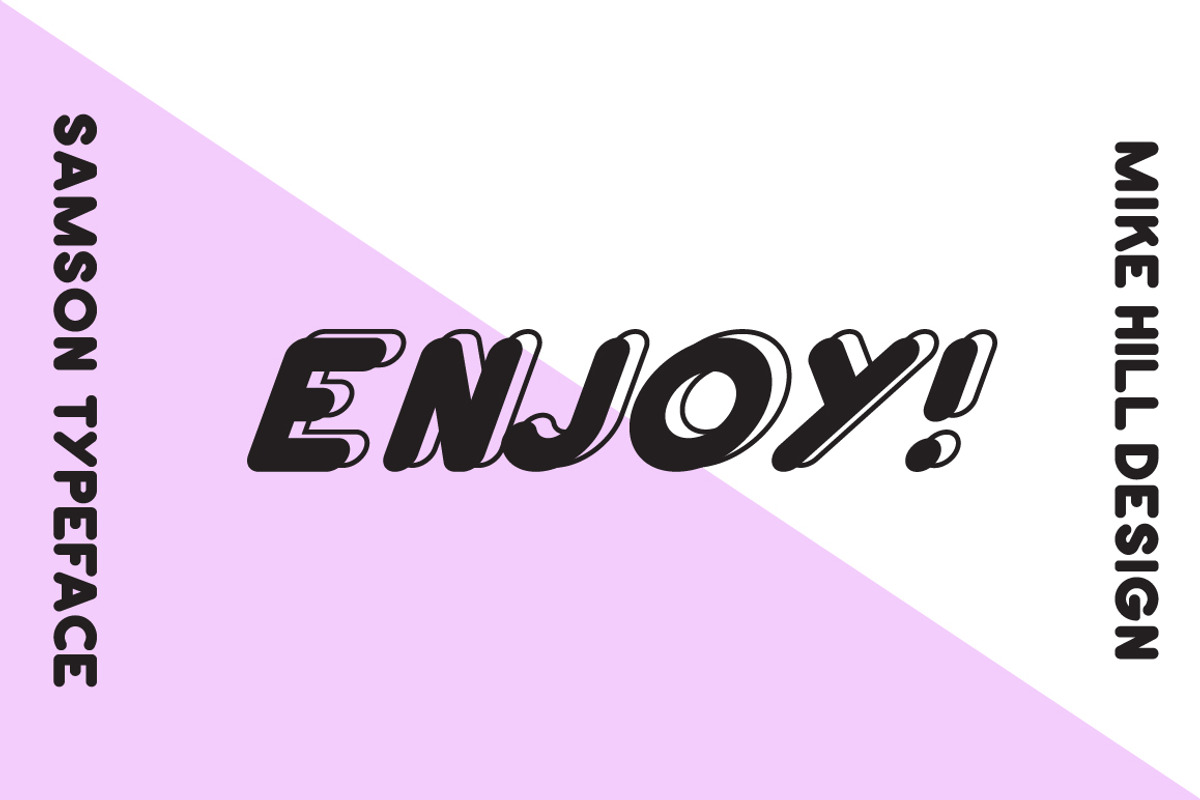 Samson Typeface, a Sans Serif Font by MikeHill