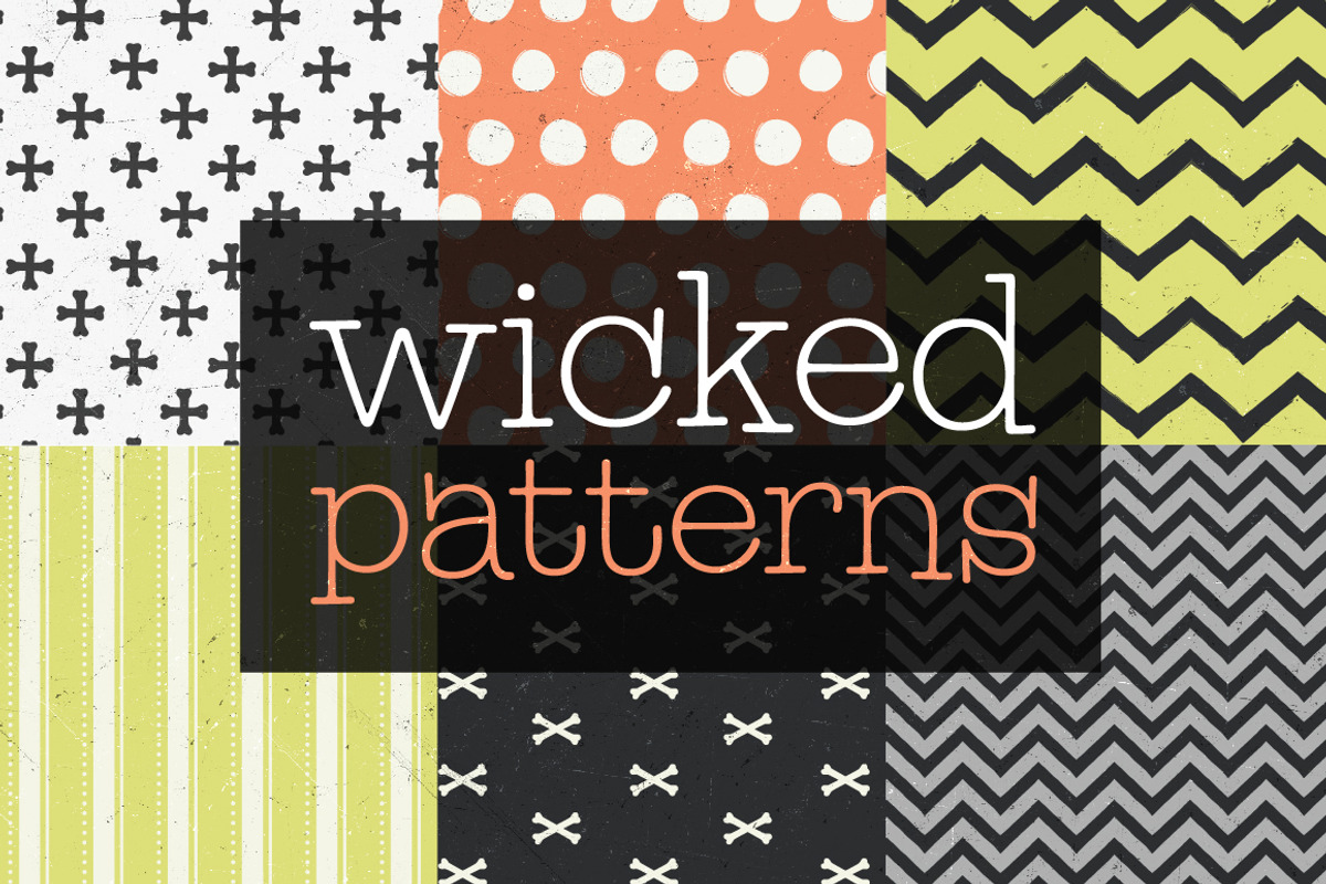 Wicked Patterns, a Pattern Graphic by tomodachi studio | Creative Market