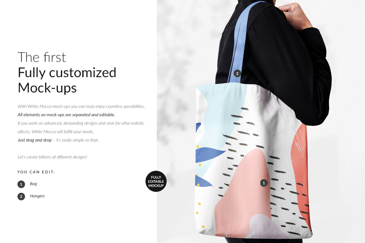 Linen Bag On The Way Mockups Bundle, a Mockup by Mocca Mockups Store