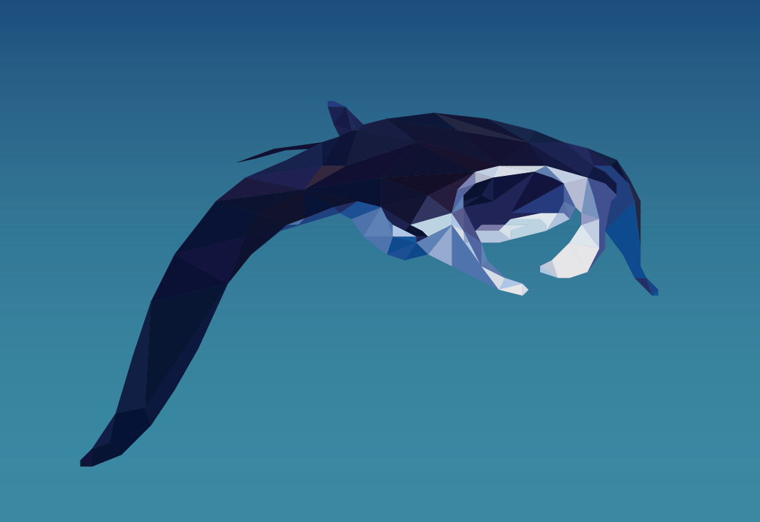 Geometric Manta Ray Graphic, an Animal Illustration by Oceanic Brooke