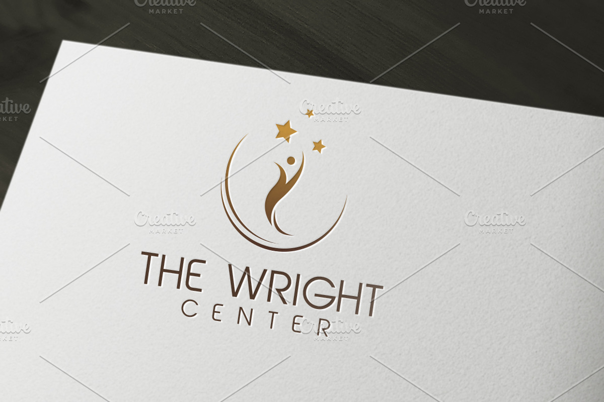 The Wright Logo, a Branding & Logo Template by NasirGrfx | Creative Market