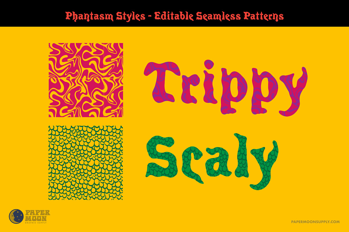 PM Phantasm Spooky Retro Font, a Serif Font by Paper Moon Graphic Supply