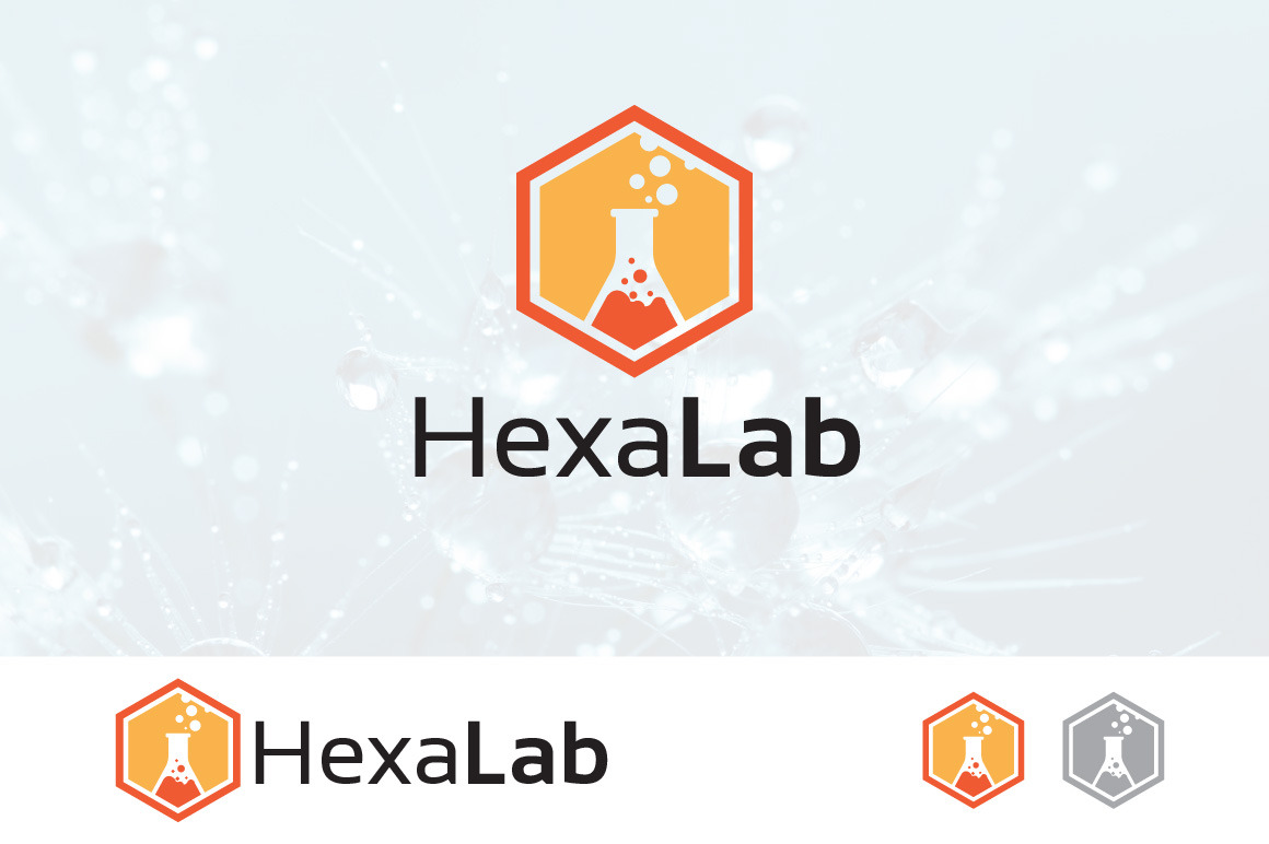 Bee Hexagon Lab Research Logo | Branding & Logo Templates ~ Creative Market