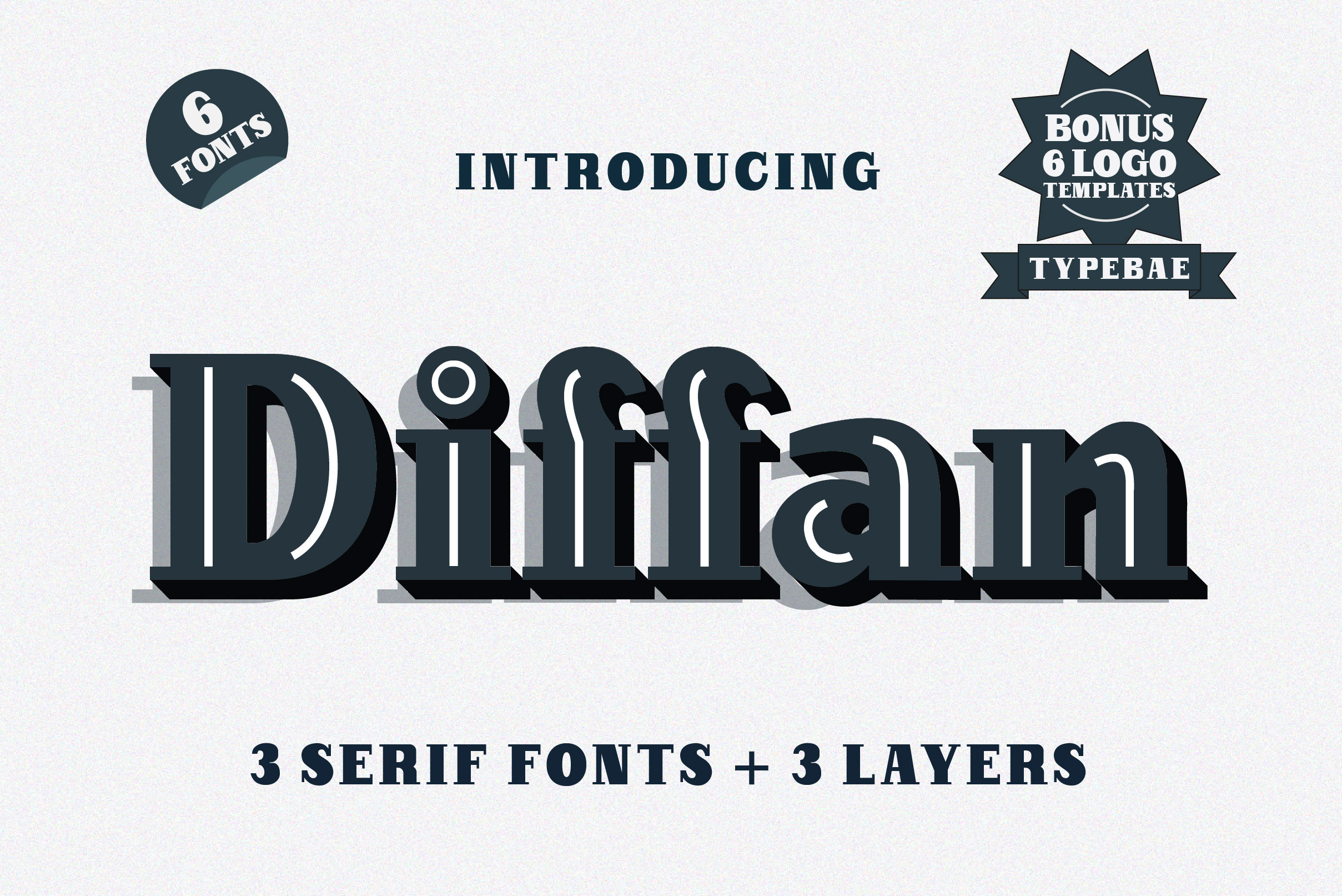 Diffan Serif Display Typeface
