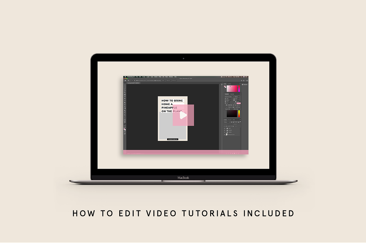 Pinterest Blog Template Canva, a Social Media Template by Dynamo Ultima