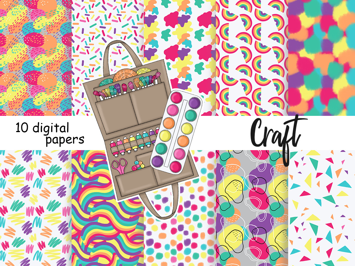 Craft Digital Paper Set