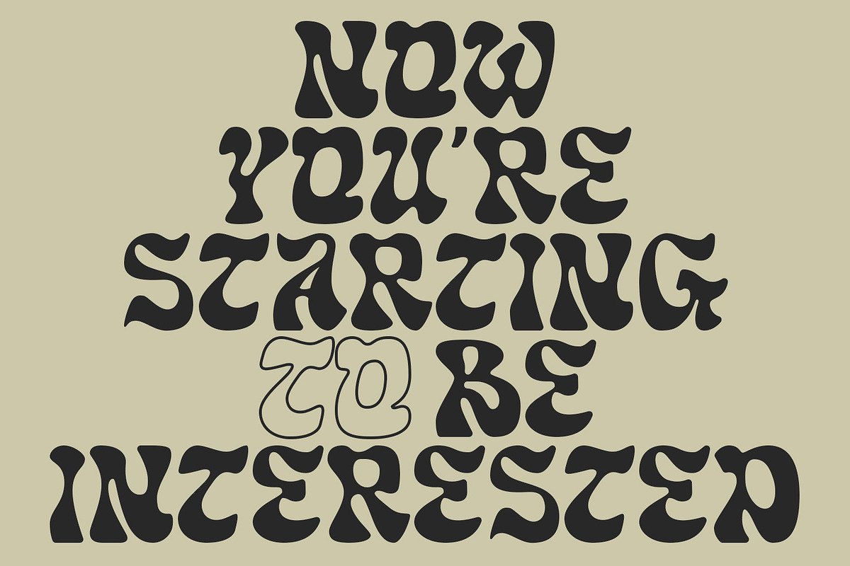Glass Water - Tropical Font, a Font by HeyFonts