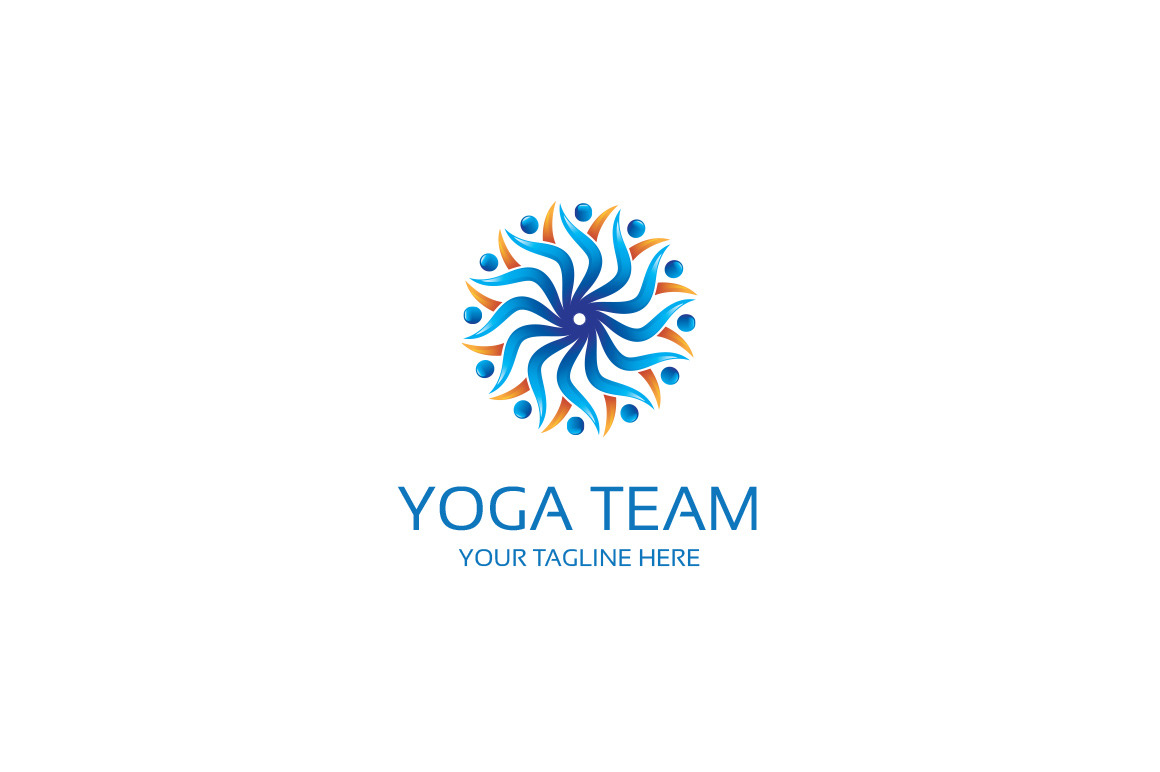 Yoga Team Logo, a Branding & Logo Template by CAIRON CREATIVESTUDIO