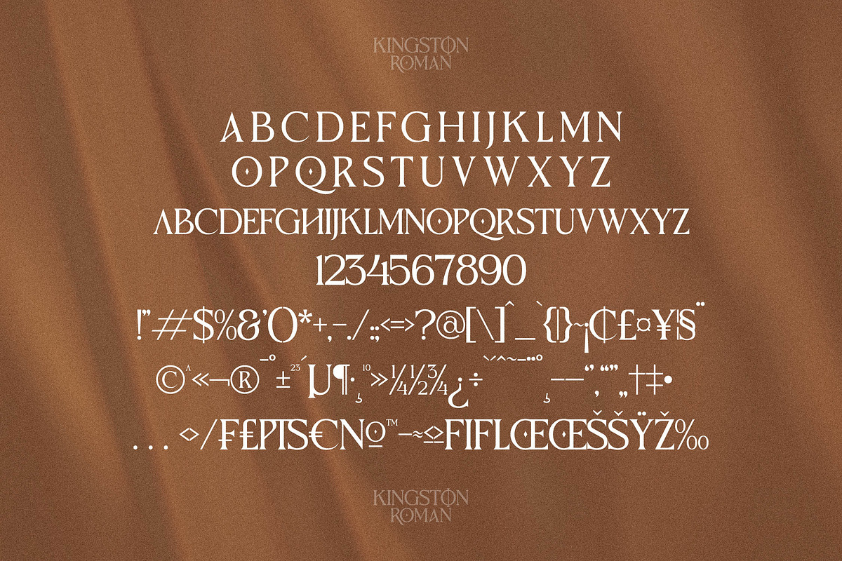 Kingston Roman Elegant Serif Font, a Serif Font by Storytype Studio