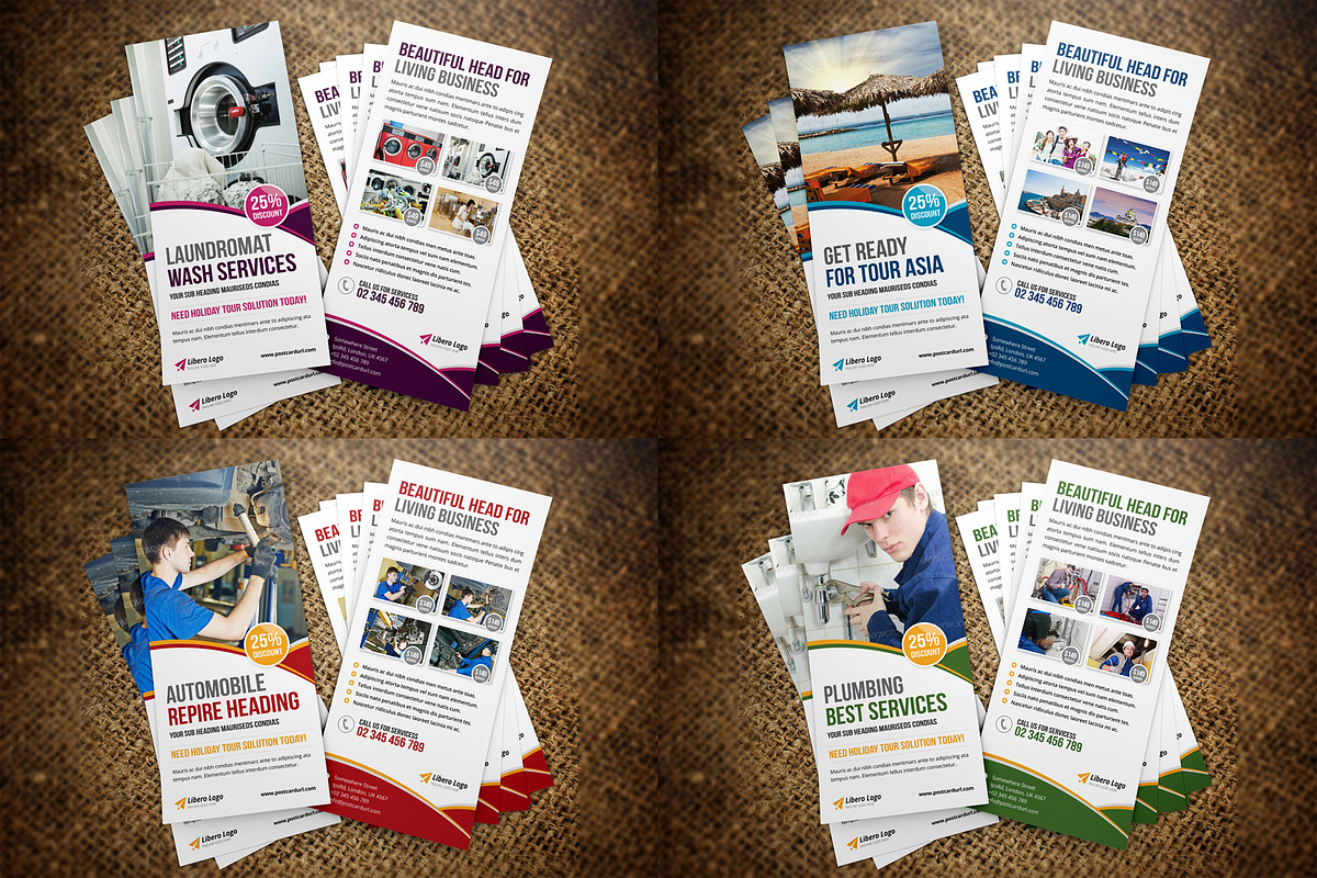 Rack card DL Flyer Bundle