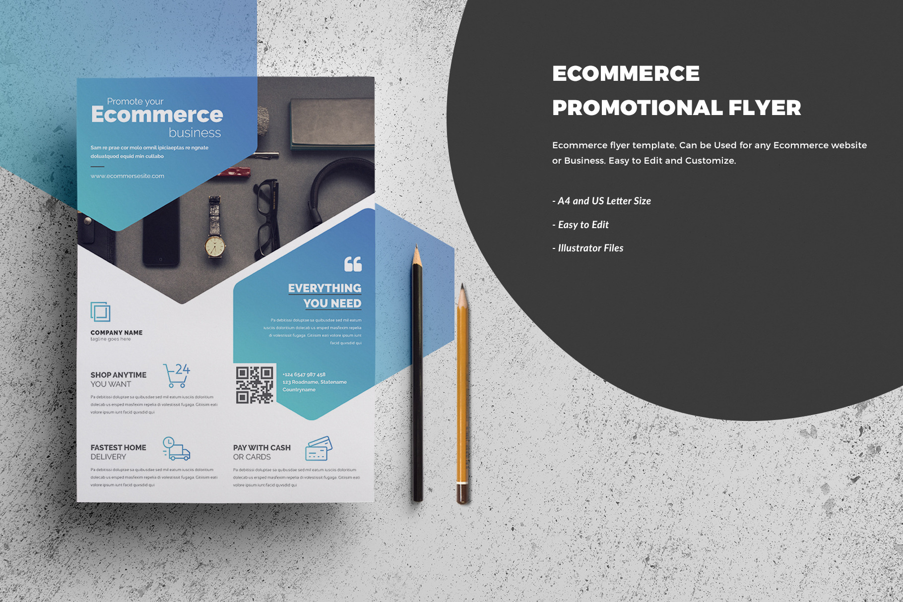E-Commerce Flyer Template, a Flyer Template by nashoaib