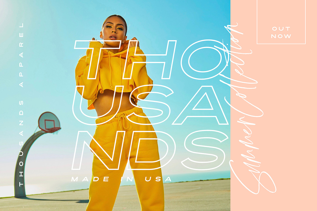 Ultra System Sans & Script, a Sans Serif Font by Sam Parrett