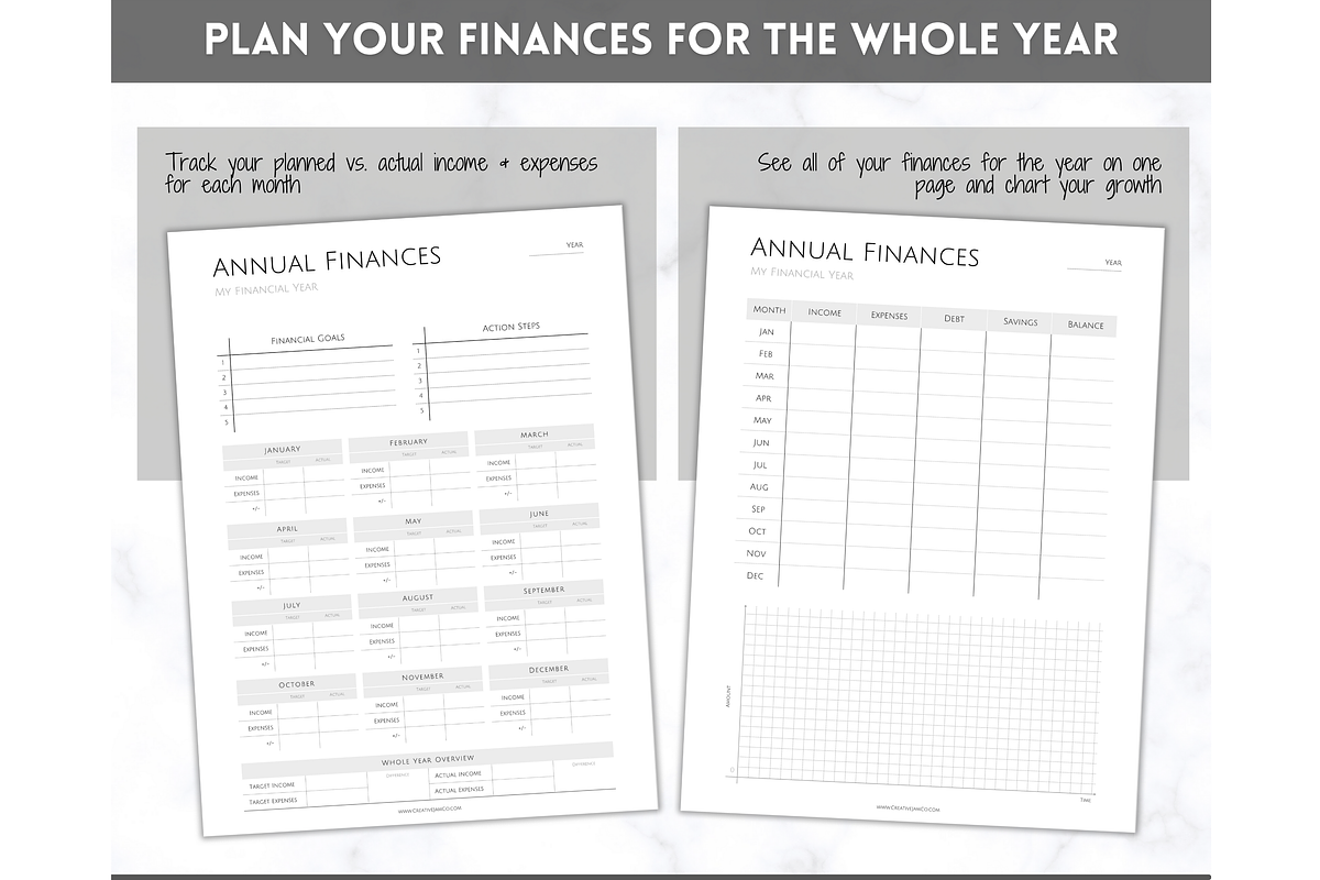 Budget Planner Printable BUNDLE!