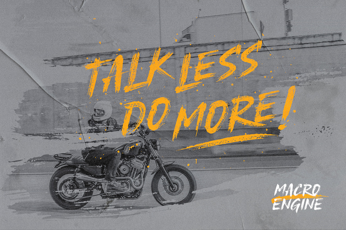 Mashiro - Brush Font, a Handwritten Font by tkzgraphic