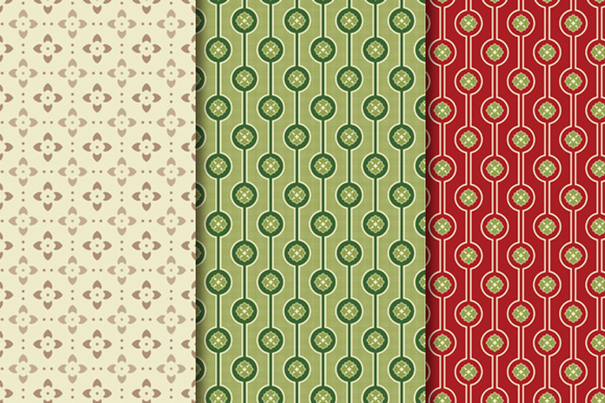 Christmas papers pack, a Pattern Graphic by CLIPART GARDEN