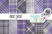Purple and Gray Plaid Patterns | Graphic Patterns ~ Creative Market