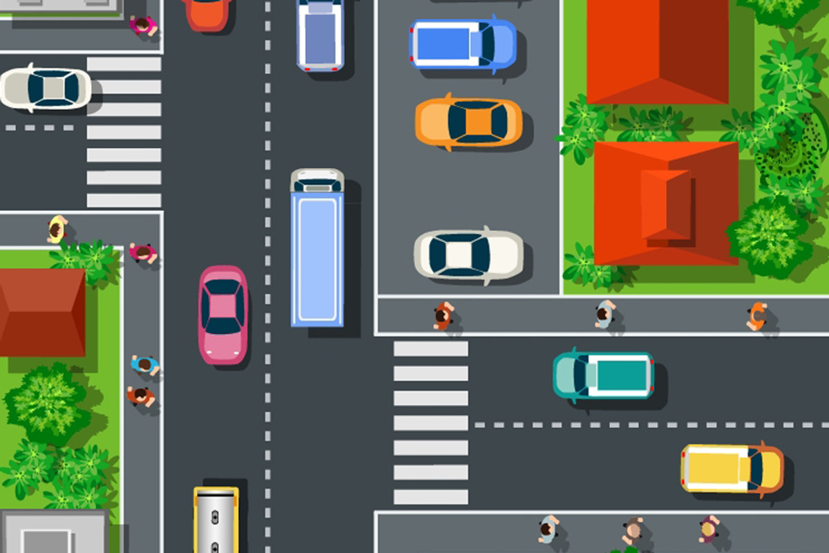 A set of maps top view, a Background Graphic by AlexZeL | Creative Market