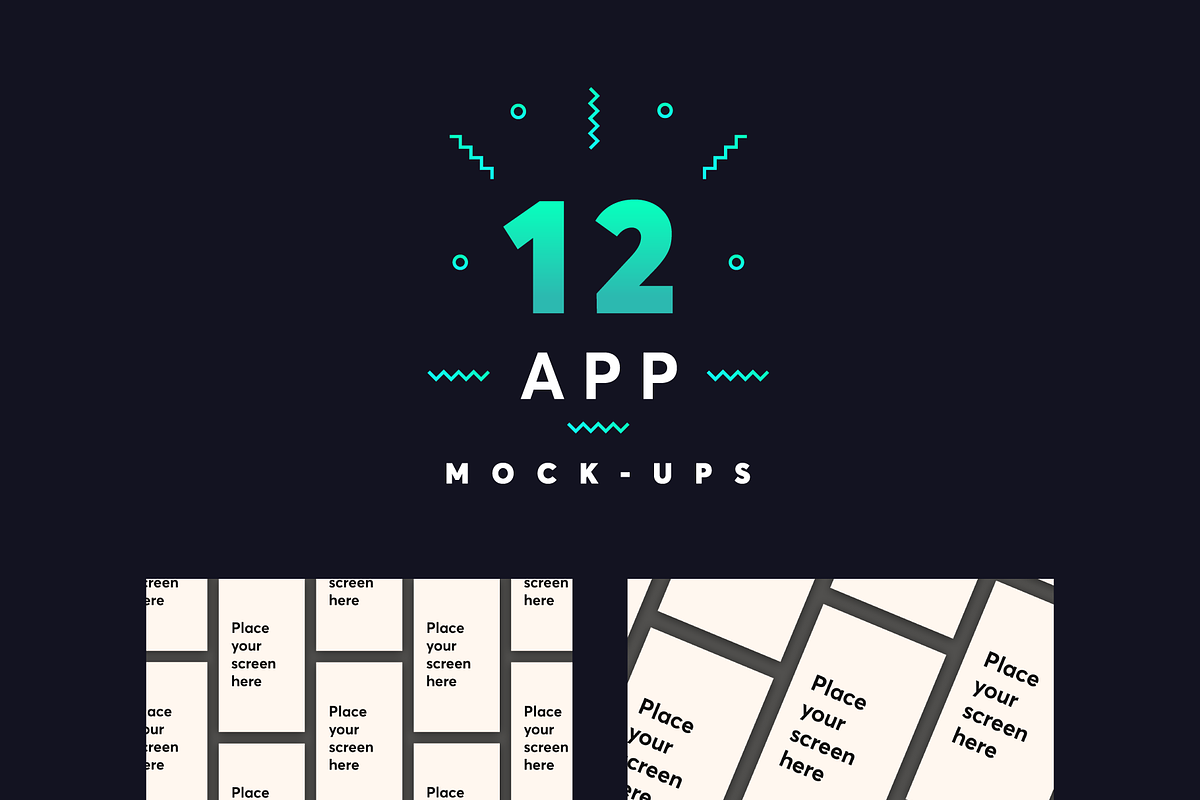 Minimal Mobile App Mock-ups, an iPhone Mockup by Delightful Design